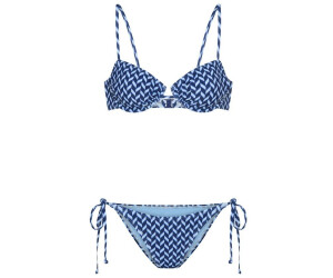 Lascana Triangle Bikini mit Blumendruck (53266905) graphic blau ab 39 ...