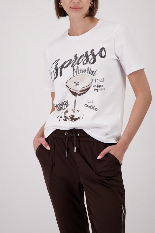 Monari T-Shirt Regular Fit with Espresso Print (410804) ecru ab 55,29 ...