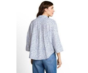 Tom Tailor Bluse Loose Fit mit Leinen (1049825) navy/hellblau/weiß ab ...