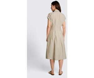 Tom Tailor Midi dress with stripe pattern (1051247) olive irregular ...