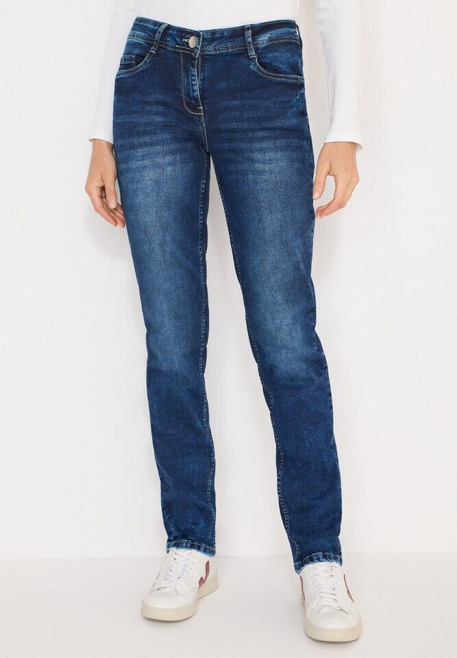 Cecil Straight Leg Jeans Used Wash blue denim ab 49,99 ...