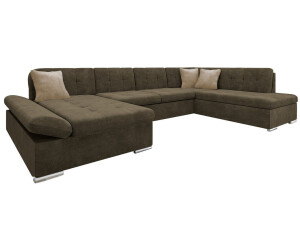 Mirjan24 Bergen Ecksofa U-Form mit Schlaffunktion und Bettkasten, 7 ...