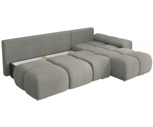 Mirjan24 Bestii Ecksofa L-Form mit Schlaffunktion und Bettkasten, 5 ...