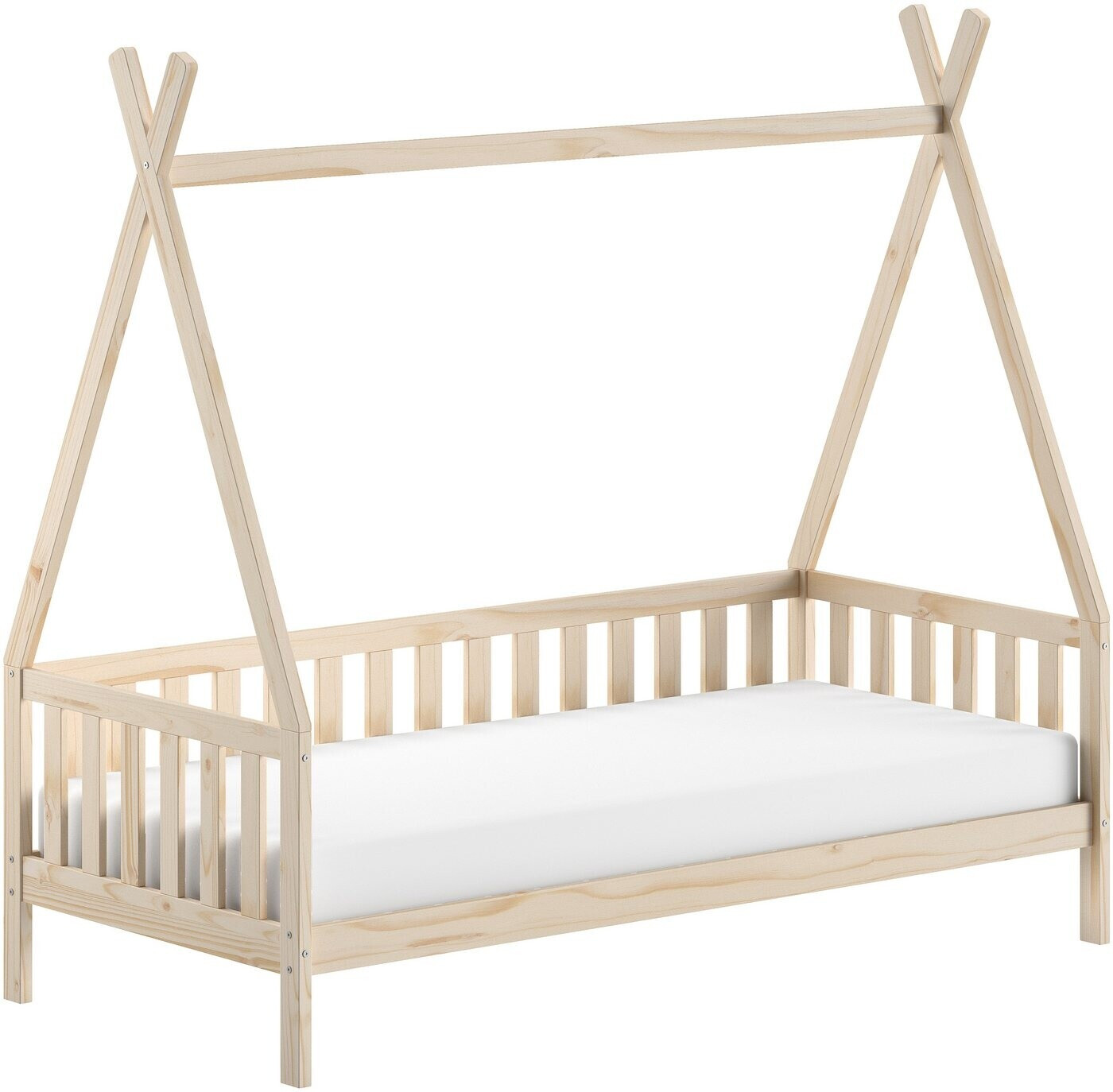 Vipack Tipi-Bett Massivkiefer, Natur, 90x200cm (TIBEHK9110) ab 324,99 ...