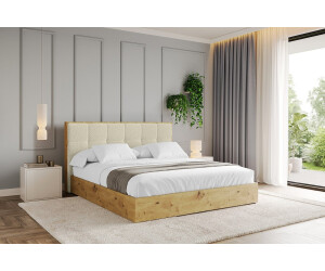 ALTDECOR Enzo7 Polsterbett mit Bettkasten, Lattenrost & Matratze H3/H4 ...