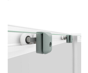 Schulte Corner Duschkabine Eckeinstieg Schiebetür 80x80cm ESG Klar ...