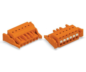 Wago 1-Leiter-Federleiste 17-polig Push-in CAGE CLAMP 5.08mm orange ...