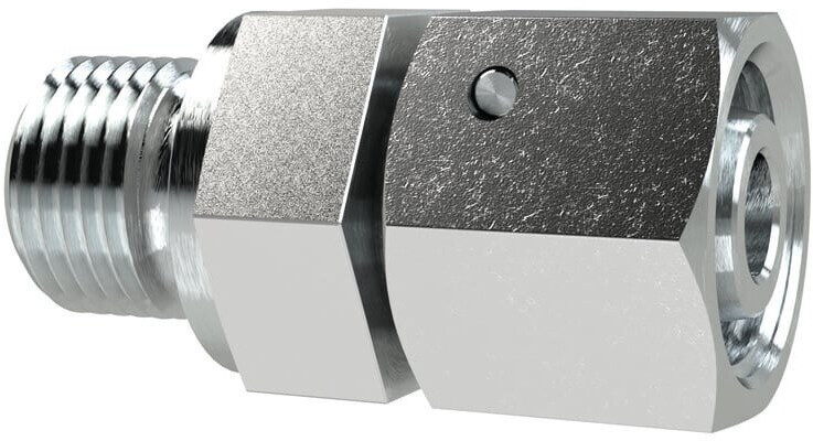 Riegler Einstellbares Gerade-Einschraubverschraubung M33x2,0 Rohr ...