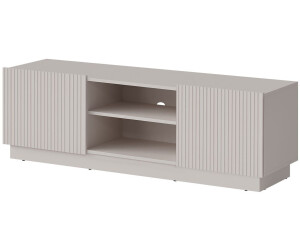Mirjan24 Liverti 150 2D TV-Lowboard mit zwei Drehtüren, Kaschmir ...