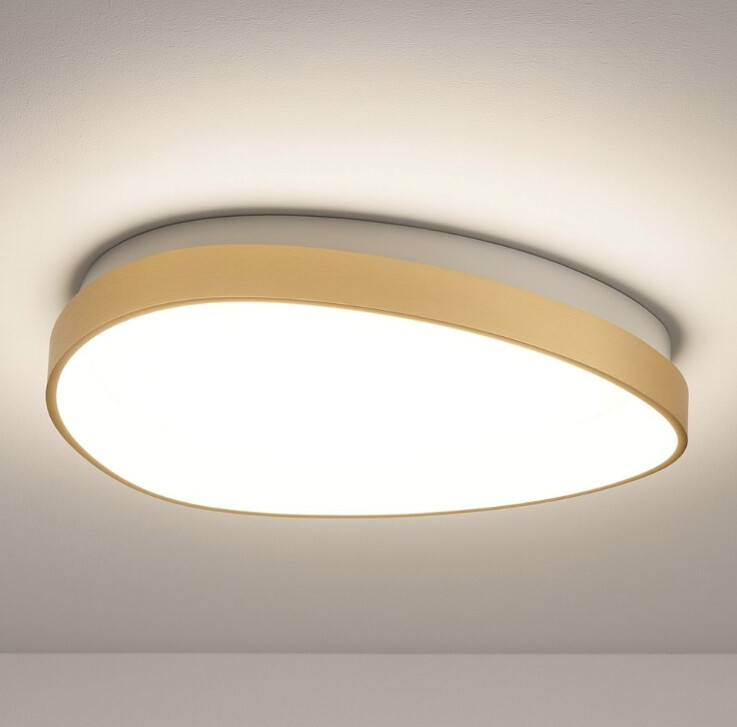 IDEAL LUX Gemini D042 LED-Deckenleuchte 24W 2700K Messing (341453) ab ...
