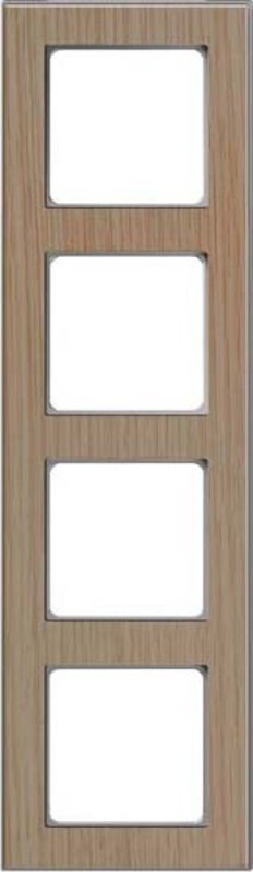 Peha Nova Elements Rahmen 4-fach Holz Eiche alu (00190191) ab 107,81 ...