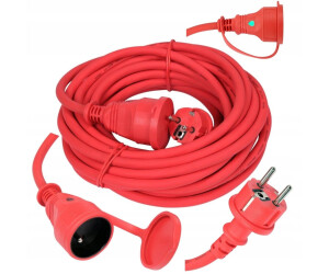 Trizeratop Verlängerungskabel H05RR-F 3x2,5mm² mit LED-Anzeige, 10m (YT ...