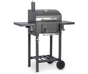 Berdsen BD-892 Holzkohlegrill mit Thermometer und Seitenablagen, 42x31 ...
