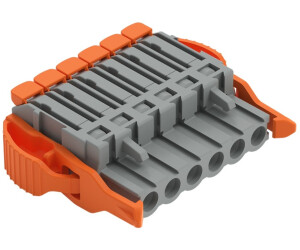 Wago 1-Leiter-Federleiste Push-in CAGE CLAMP, grau (2231-1103/038-000 ...