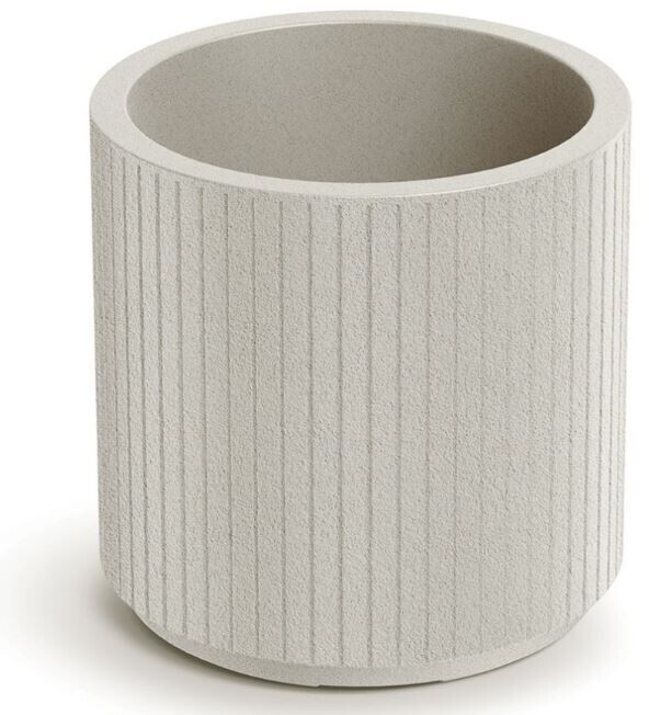 Prosperplast Coro Round Blumentopf 40cm Keramik-Optik, Sand (CORO ROUND ...