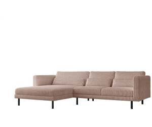 Fun Möbel AGADA Ecksofa Stoff Poso Hellrosa Ottomane Links ab 818,00 ...