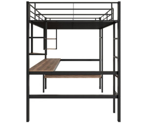 Stilvora Einzelbett 140x190cm mit LED und USB, Stauraum, Metallgestell ...