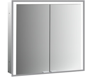 emco prime 3 Spiegelschrank 1000mm 2 Türen Unterputzmodell Aluminium ...