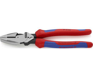 Knipex Lineman's Pliers Kraft-Kombizange 240mm, schwarz atramentiert ...