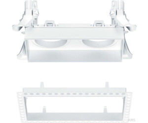 Zumtobel DIAMO MD Gimbal Montagerahmen Q2 TL Weiß (60200117) ab 152,98 ...
