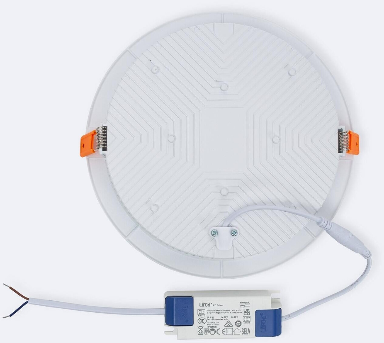 LEDKIA LIGHTING Downlight LED Rond 30W 110lm/W Ø200mm 2700K Blanc Chaud ...