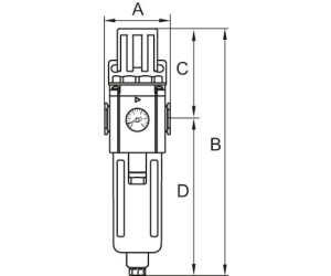 Riegler Filterregler »GA« 5µm, BG 300, G 1/2, 1,5-9 bar (GAC 13) ab 39 ...