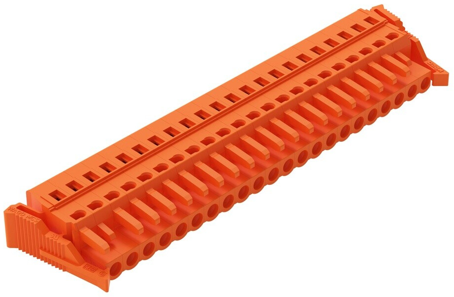 Wago 1-Leiter-Federleiste CAGE CLAMP® 2,5mm² orange (231-322/037-000 ...