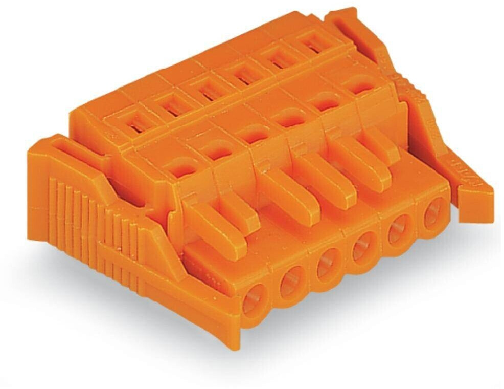 Wago 1-Leiter-Federleiste CAGE CLAMP® 2,5mm² orange (231-322/037-000 ...