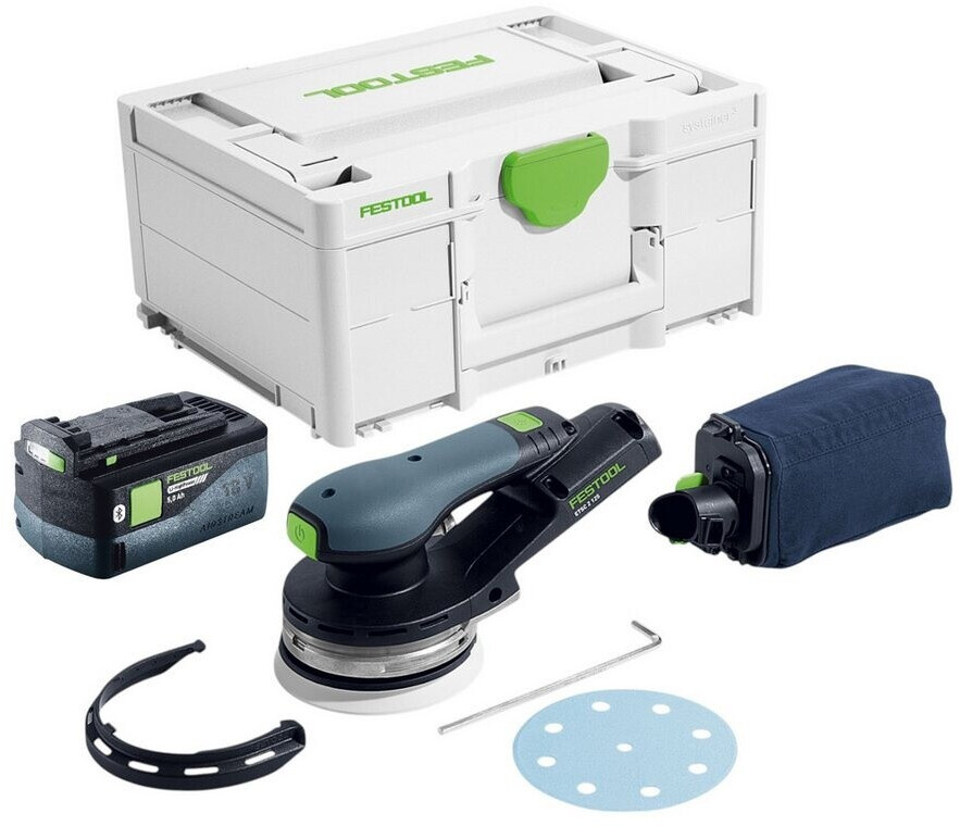 Festool ETSC 2 125-Basic Akku-Exzenterschleifer 18V 125mm Brushless, 5 ...