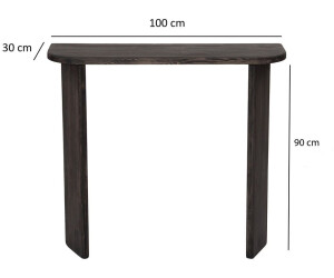 Hanah Home Ikigai Konsolentisch Massivholz 100x30x90cm (552NOS2370) ab ...