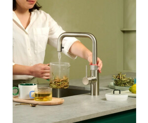 Quooker Flex Square Küchenarmatur COMBI+ Voll-Edelstahl (FXSSSTCOMBI+ ...