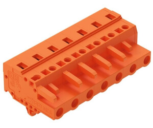 Wago 1-Leiter-Federleiste CAGE CLAMP® 2,5mm² orange (231-707/008-000 ...