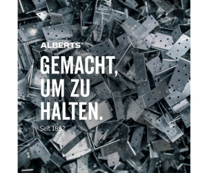 Alberts T-Pfostenträger mit Steg feuerverzinkt Ø48,3mm, Betonanker ...