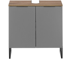Basic By Balculina Denver Waschbeckenunterschrank grau matt, Evoke ...