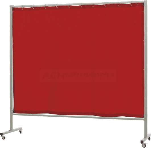 GYS OPTI 215.O Schweißschutzstand 200x215cm Orange mit Rollen (060470 ...