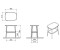 Vitra Plural Beistelltisch 565x590mm, Taupe/Eiche, Fußgestell schwarz ...