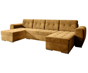 Mirjan24 Bari U-Form Ecksofa mit Schlaffunktion und Bettkasten, 7 ...