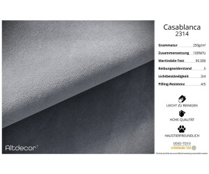 ALTDECOR Vione Boxspringbett mit Bettkasten, Grau Samt, 120x200cm ab ...