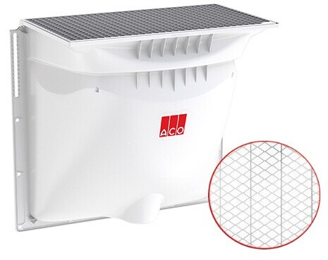 ACO Therm Lichtschacht Komplettset 400 mm Tiefe Streckmetallrost ...