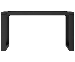 vidaXL Couchtischbeine O-Gestell 80x40x43cm Stahl Schwarz (357876) ab ...