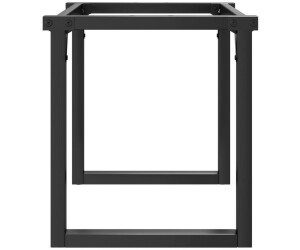 vidaXL Couchtischbeine O-Gestell 80x40x43cm Stahl Schwarz (357876) ab ...