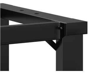 vidaXL Couchtischbeine O-Gestell 80x40x43cm Stahl Schwarz (357876) ab ...
