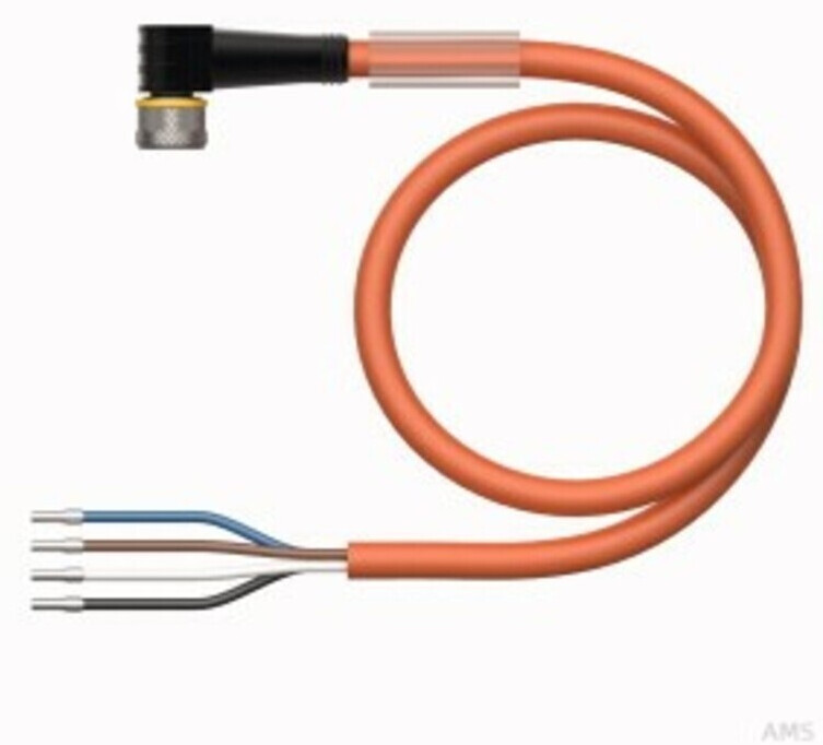 Turck PKW4M-5/TXO Sensor-/Aktor-Anschlussleitung PUR M8 5m (6630025) ab ...