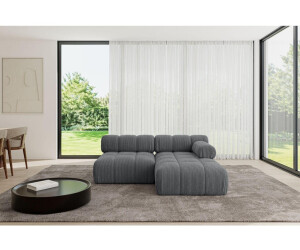 ALTDECOR Razon-L1 Ecksofa L-Form 4-Sitzer Cord Dunkelgrau 190x160cm ...