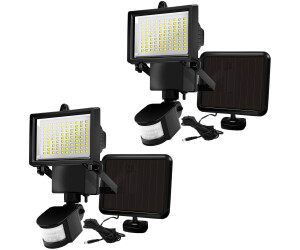 Lumisky Set of 2 Sensor Cooper 1000 Lm black solar spotlights ab 55,24 ...
