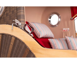 Mr. Deko Strandkorb Baltikum Bullauge Teak PE Grey Dessin 585 ab 2.499 ...