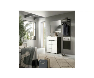 xonox.home Canu Garderobenpaneel Basaltgrau/Weiß, 45x165x29cm ab 88,47 ...