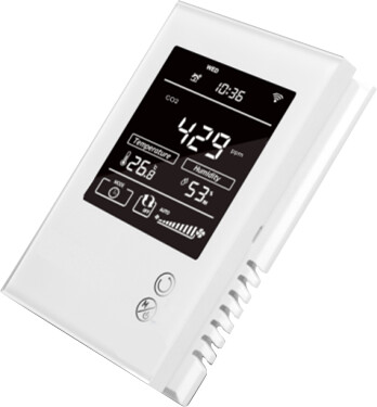 MCO MH9-CO2 CO2-Sensor Weiß Z-Wave Plus, VOC- & Temperaturüberwachung ...