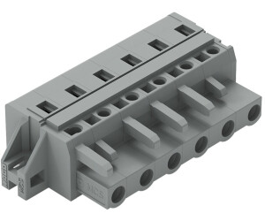 Wago 1-Leiter-Federleiste CAGE CLAMP® 2,5mm² grau (231-213/027-000) ab ...