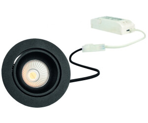 rutec GAIL DTW LED-Einbaustrahler 6W 1900-3000K 430lm 36° IP40 schwarz ...
